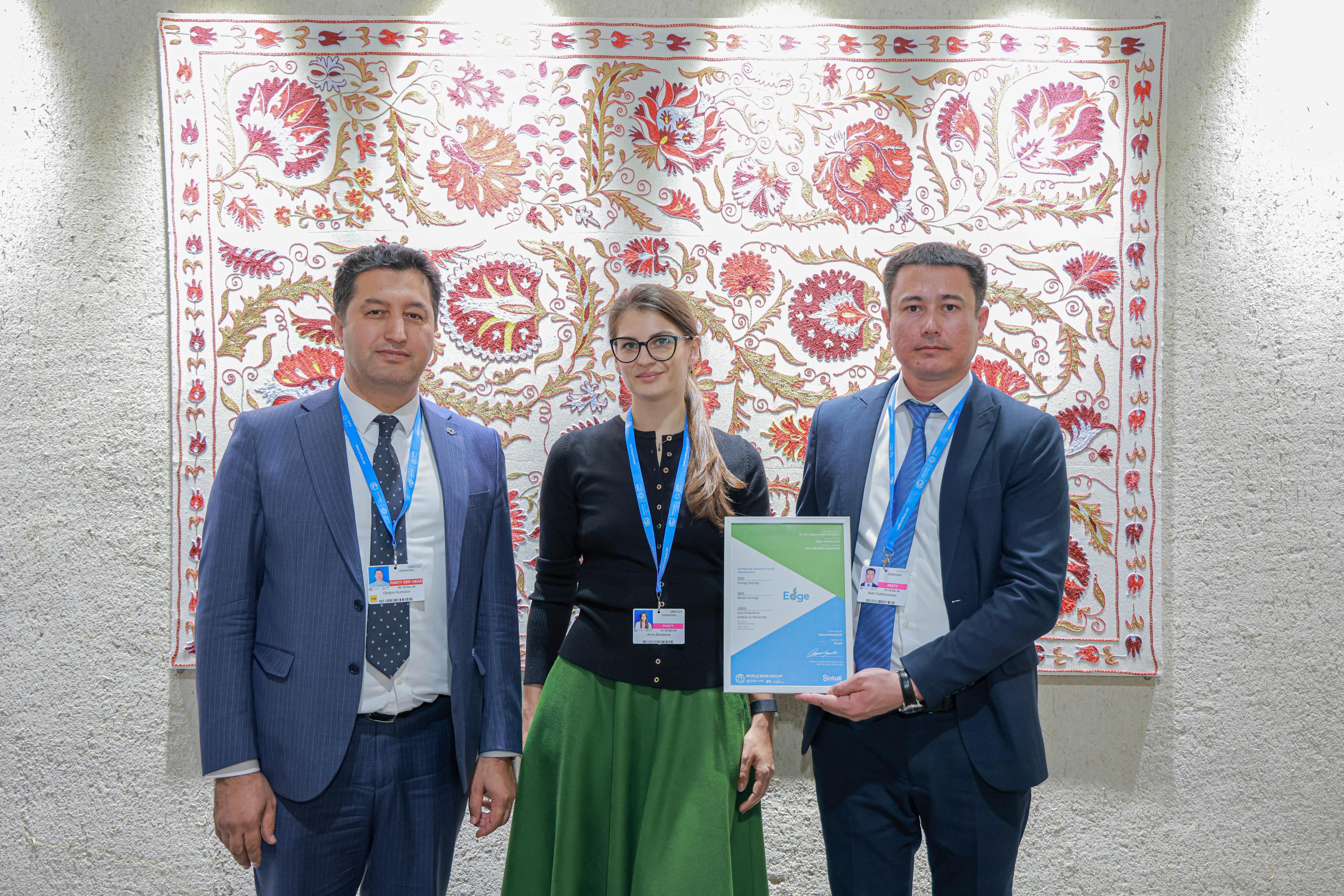 SQB Labzak Banking Office Receives EDGE Certification